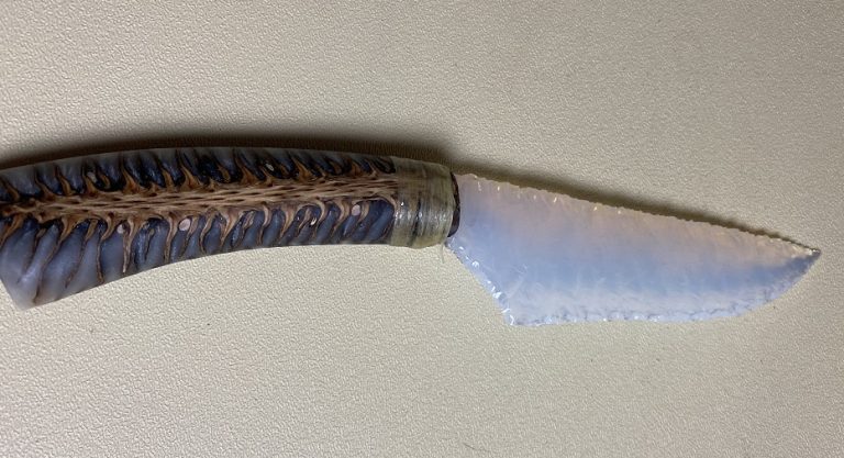 Knife Making Through Ancient Glass Knapping – Elegant Fused Glass by Karen