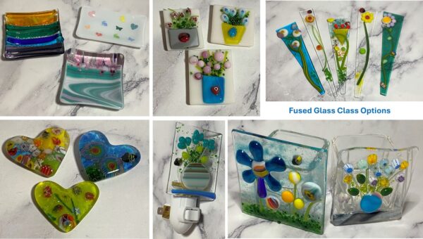 February Fused Glass Class Options – Elegant Fused Glass by Karen
